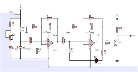 Schematic Of Sensor Node Circuit Implementation Circuit Diagram Of Download Scientific Diagram