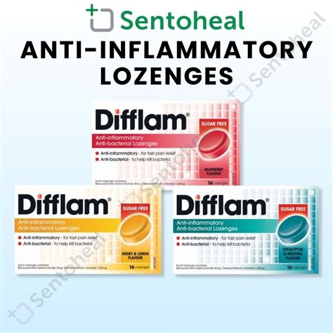 Lozenges Difflam Honey Lemon Eucalyptus N Menthol Raspberry Lozenges