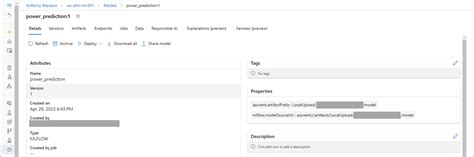 Wind Turbine Predictive Maintenance On Azure Databricks Part 6 Deploying And Predicting On