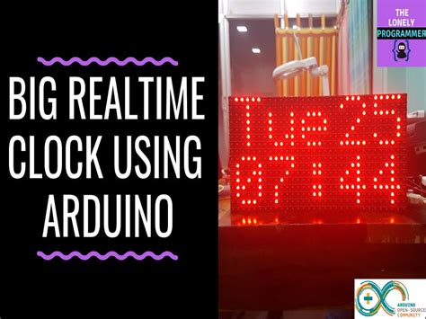 Big Real Time Clock Using Arduino
