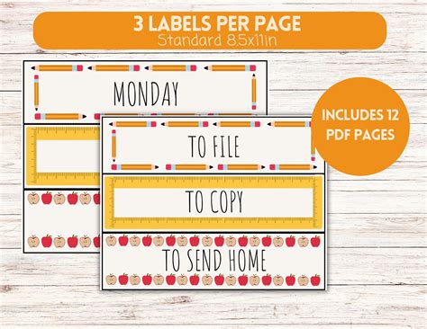 Editable 10 Drawer Rolling Cart Labels Teacher Rolling Cart Trolley