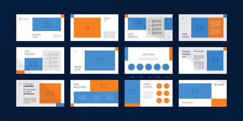 Simple Modern Presentation Slide Design Template 10076392 Vector Art At Vecteezy