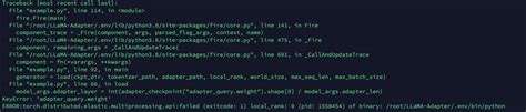 keyerror adapter query weight on finetuned adaptor · issue 37