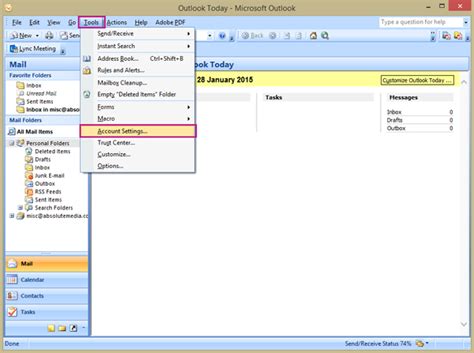 Nz Setting Up Microsoft Outlook 2007 2010 And 2013