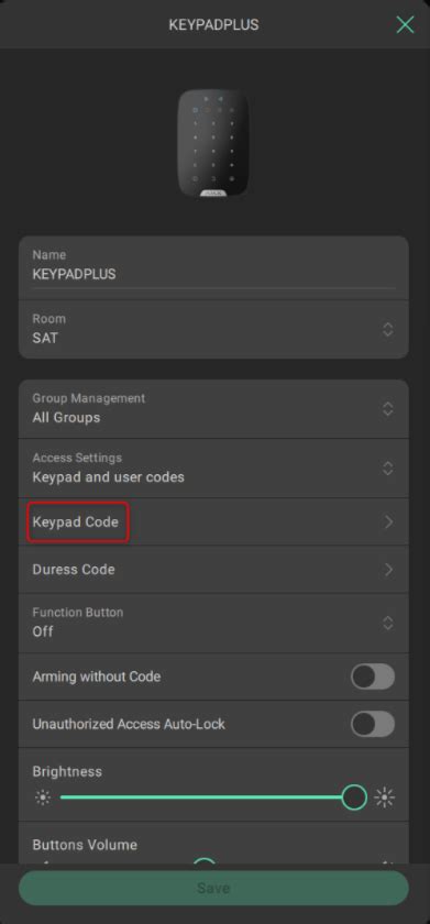 How To Add More Codes To The AJAX Keypad Visiotech
