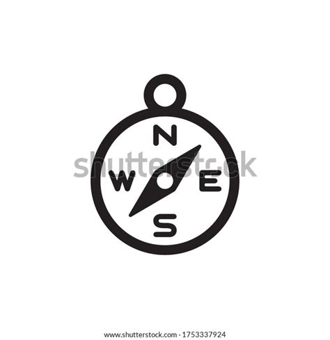 Compass Map Navigation Icon Trendy Design Stock Vector Royalty Free 1753337924 Shutterstock