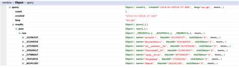 Javascript Cant Access Properties Of Json Object From Yql Statement Stack Overflow