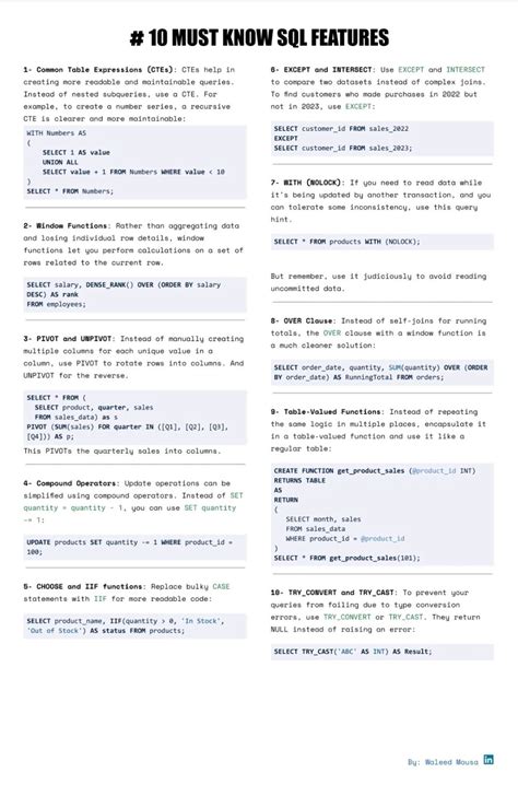 waleed mousa on linkedin database sql nosql dbms programming