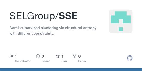 github selgroup sse semi supervised clustering via structural