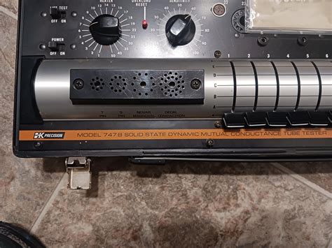 Vacuum Tube Tester 1970s R Specializedtools