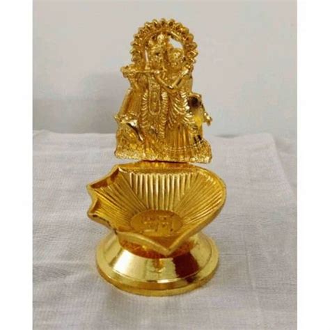 Brass Diwali Radha Krishna Shankh Diya Finish Type Silver Coating At ₹ 150 Piece In Chennai