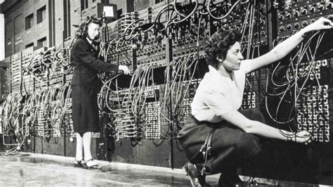 Sex Kvinnor Blir Världens Första Programmerare Internetmuseum