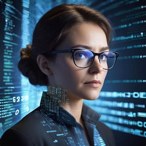 Corporate Woman Binary Code Images Free Download On Freepik