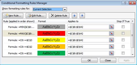Conditional Formatting In Excel 2007 And 2010 Spreadsheets Using