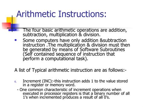 Data Manipulation Instructions Ppt Programming Languages Computing