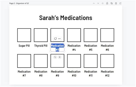 Medication Visual Aid Pack Pdf And Canva Template Dementia Sign Pack