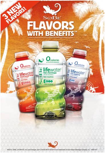 Sobe Vitamin Water Nutrition