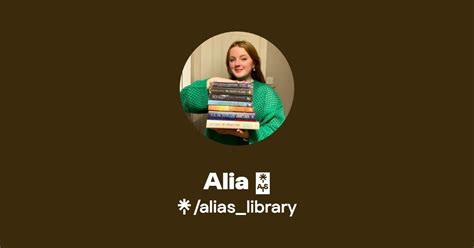 Alia 📚 Linktree