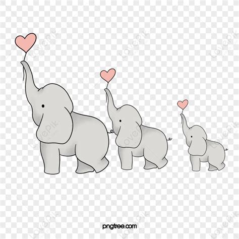 귀여운 일러스트 코끼리 벡터 도그린아름다운 Png 일러스트 무료 다운로드 Lovepik