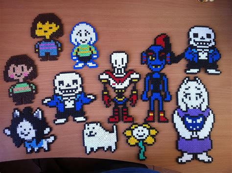 Pixel Artperler Beads Undertale Papyrus Amazonit Prodotti Handmade