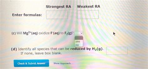 Solved Explore Relative Reducing Oxidizing Ability Use The