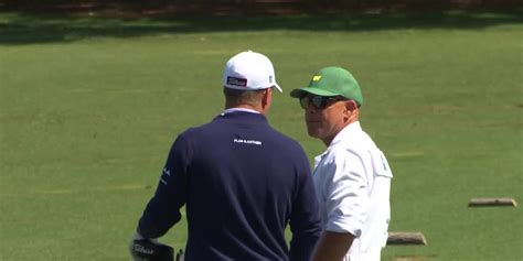 On The Range With Players Saturday At Augusta National