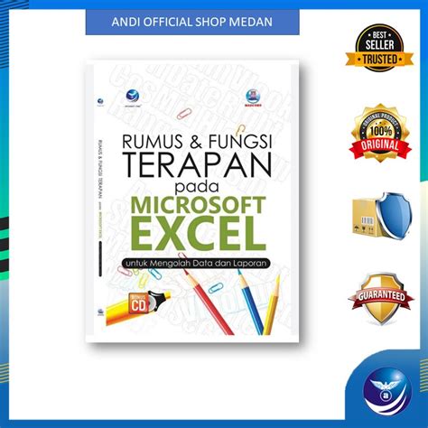Jual Penerbit Andi Rumus Dan Fungsi Terapan Pada Microsoft Excel Untuk Mengolah Data Dan