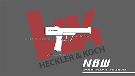 Richard Long Heckler And Koch Original Adobe Illustrator Medium Association For Caseless