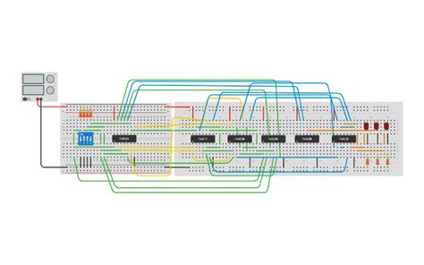 Circuit Design 2bit Comparator Tinkercad