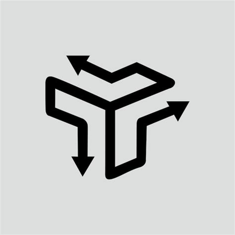 Premium Vector T Monogram Logo