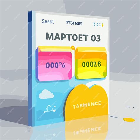 premium vector create a mockup program named happy meterthat features a 3d user interface