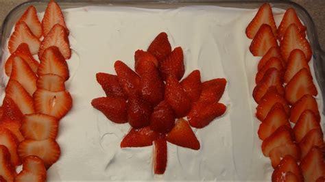 Canadian Flag Cake With Yoyomax12 Youtube