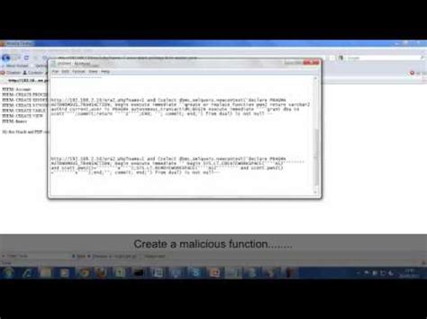 Hacking Oracle From Web Part NotSoSecure