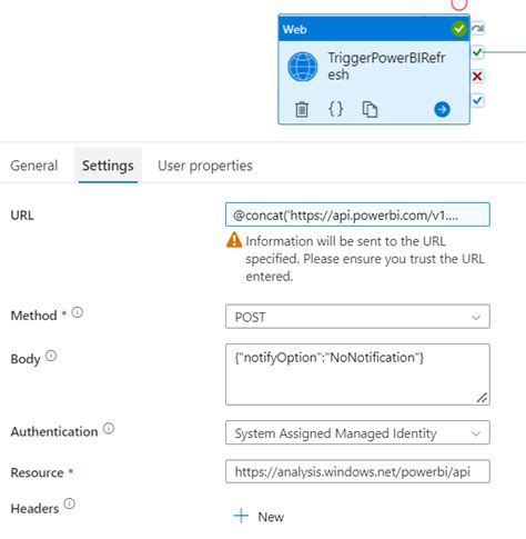 Refresh Power Bi Dataflow Dataset From Azure Data Factory Synapse