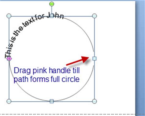 PowerPoint Circle Text