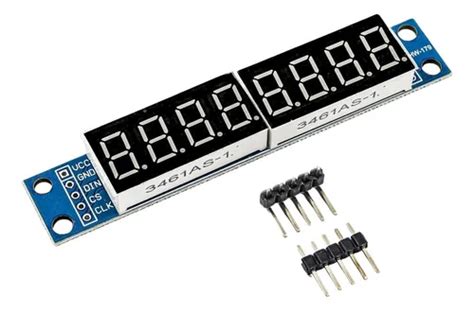 Módulo Display 8 Dígitos 7 Segmentos Max7219 Para Arduino Mercadolivre