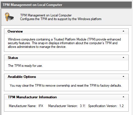 Firmware Tpm