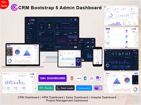 CRM Bootstrap 5 Admin Dashboard MultiPurpose Themes