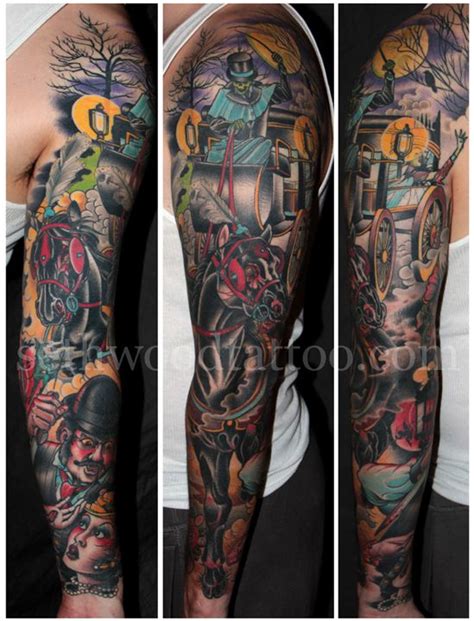 Seth Wood Click For Details Grave Digger Tattoo Horror Elbow