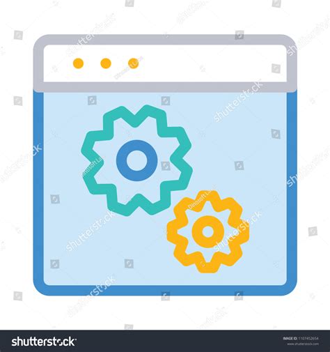 Preference Setting Browser Stock Vector Royalty Free 1107452654 Shutterstock