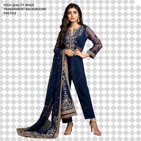 Premium Psd Pakistani Model Girl Wearing Shalwar Kameez Girl Posing