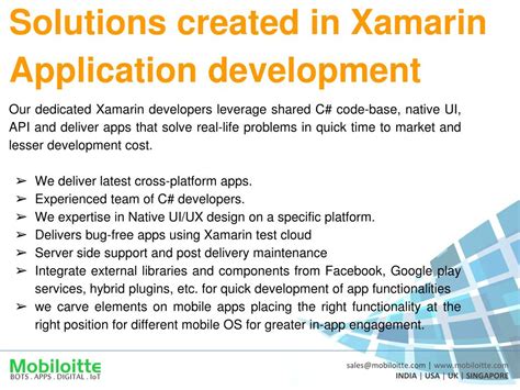 PPT Xamarin Application Development Mobiloitte PowerPoint Presentation ID 7570852
