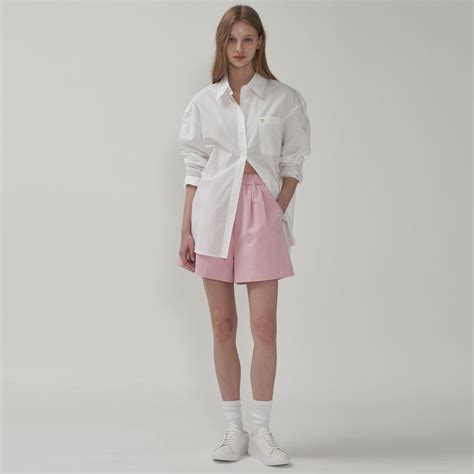 코튼 바이오 밴드쇼츠 핑크 모트 Mott