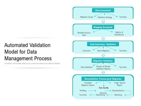Automated Validation Model For Data Management Process Ppt PowerPoint