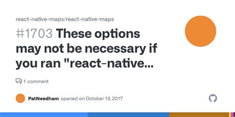 These Options May Not Be Necessary If You Ran React Native Link Not Helpful · Issue 1703