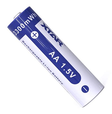 Аккумуляторы АА 1.5В Li-ion XTAR 3300mWh 2200mah | Купить литиевый АА ...