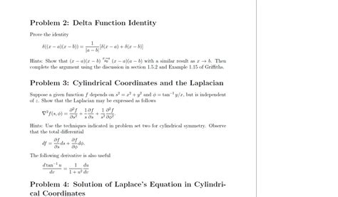 Delta Function Identity Prove The Identity Delta X