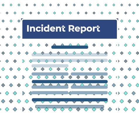 Printable Incident Report