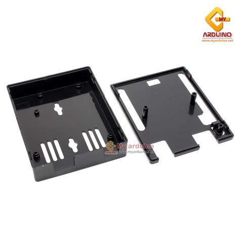 arduino uno r3 acrylic case box กล่องพลาสติก สีดำ สำหรับ arduino uno case v2 ขาย arduino