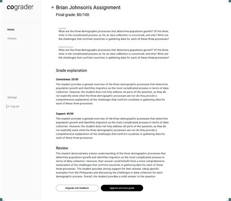 Ai Grading Tool For Teachers Cograder Use Your Own Rubric